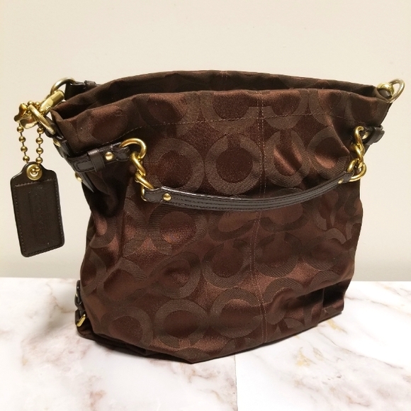 Coach | Bags | Coach Signature Satern Brooke Hobo Bag Style F9694146 ...